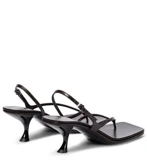 THE ROW Constance Leather Sandals
