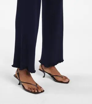 THE ROW Constance Leather Sandals