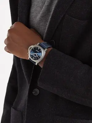 Panerai Luminor Marina Limited Edition Automatic 44mm Titanium And Sportech Watch