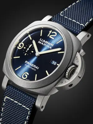 Panerai Luminor Marina Limited Edition Automatic 44mm Titanium And Sportech Watch
