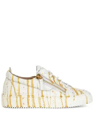Giuseppe Zanotti Gold Tone Sneakers For Women