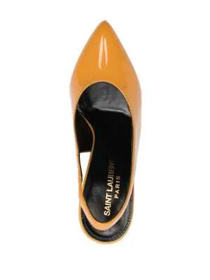 Saint Laurent Leather Slingback Pumps
