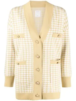 Sandro Houndstooth Cardigan