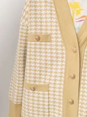 Sandro Houndstooth Cardigan