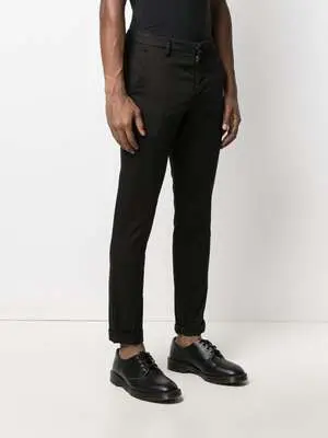 DONDUP Straight-leg Chinos - Black
