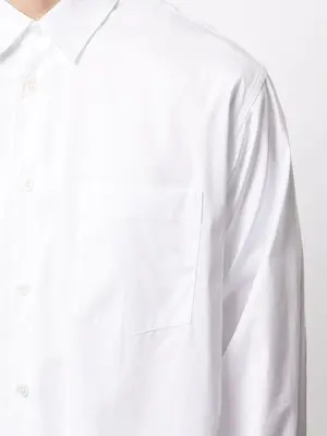 Comme Des Garçons Long-sleeve Cotton Shirt - White