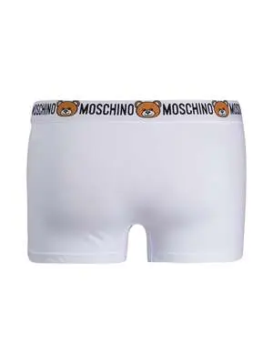 Moschino Teddy Waistband Brief Boxers - White