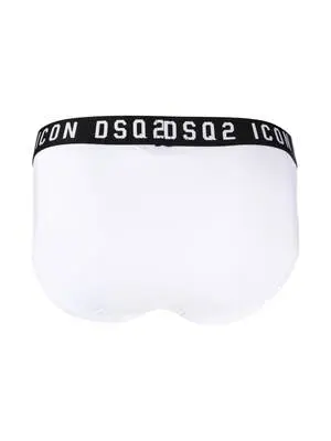 Dsquared2 Logo Waistband Stretch Briefs