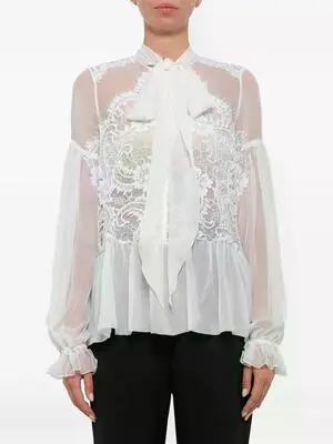Givenchy Lace-embroidered Blouse - White