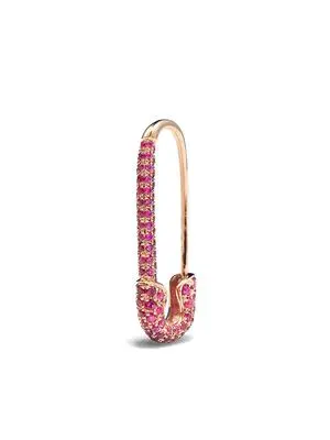 ANITA KO Safety Pin Ruby Earring - Pink