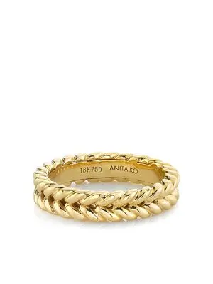 ANITA KO 18kt Yellow Braided Ring - Gold
