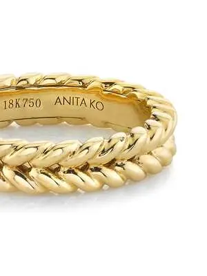 ANITA KO 18kt Yellow Braided Ring