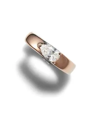 ANITA KO 18k Rose Gold Diamond Huggie Earrings