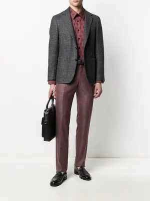 BILLIONAIRE Printed Button-up Shirt