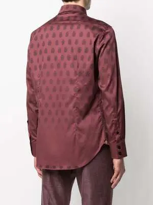 BILLIONAIRE Printed Button-up Shirt