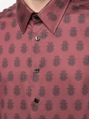 BILLIONAIRE Printed Button-up Shirt