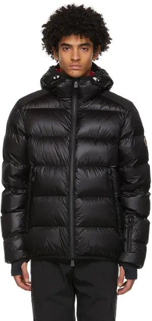 Moncler Moncler Grenoble Black Down Hintertux Puffer Jacket - 999 Black