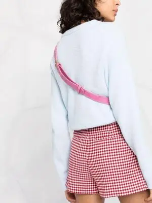 Red Valentino Gingham Dart-detailing Shorts