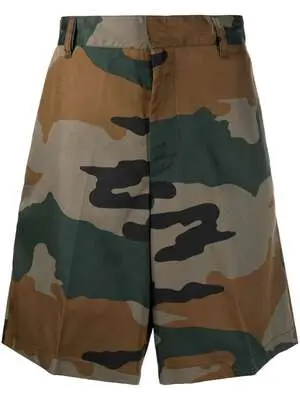 DIESEL P-berti-camu Twill Shorts