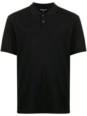 JAMES PERSE Lotus Polo Shirt - Black