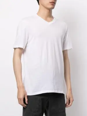 JAMES PERSE Luxe Lotus Jersey V-neck T-shirt - White