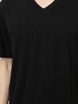JAMES PERSE Lotus V-neck T-shirt - Black