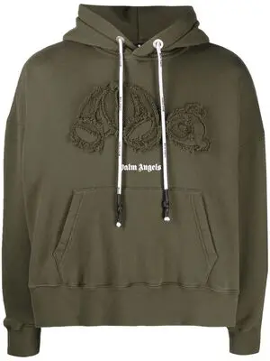 Palm Angels Bear-motif Hoodie