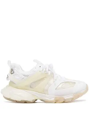 Balenciaga Track Clear-sole Sneakers - White