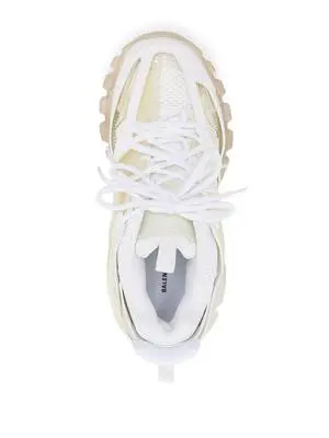 Balenciaga Track Clear-sole Sneakers - White