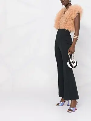 Alchemy Fashions X Lia Aram Organza Ruffle Bodysuit - Neutrals