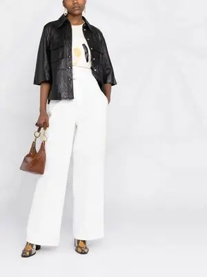 Philosophy Di Lorenzo Serafini High-waisted Wide Leg Jeans