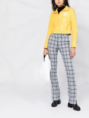 COURREGES Logo Patch Cropped Jacket