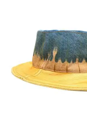 Alberta Ferretti Tie-dye Bucket Hat - Blue