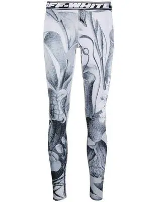 Off-white Pull On Leggings