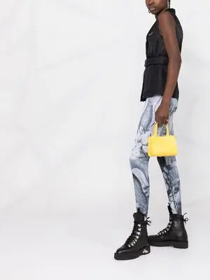 Off-White Floral-print Leggings