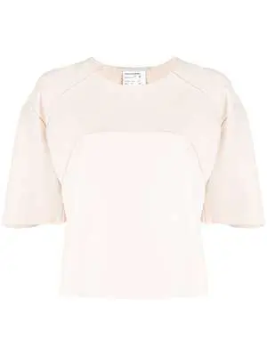 Stella McCartney Piped-seam Cropped Blouse