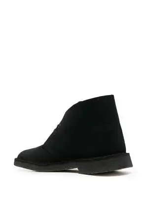 Clarks Suede Desert Boots - Black