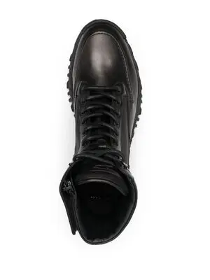 Versace Greca Rhegis Lace-up Boots