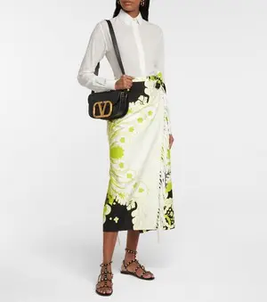 Valentino Garavani Floral Cotton Twill Sarong