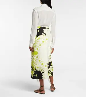 Valentino Garavani Floral Cotton Twill Sarong