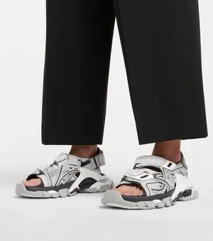 Balenciaga Track Sandals In Grey - 50% Off | Editorialist
