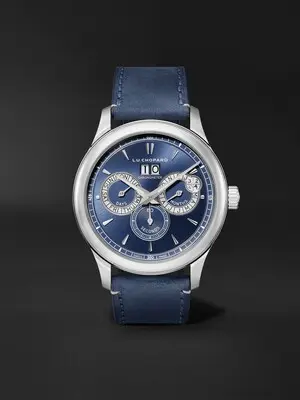 Chopard L.u.c Perpetual Twin Automatic Perpetual Calendar 43mm Watch - Blue