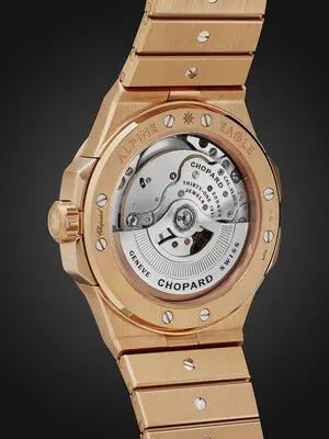 Chopard Alpine Eagle Large Automatic 41mm 18-karat Rose Gold Watch - Blue