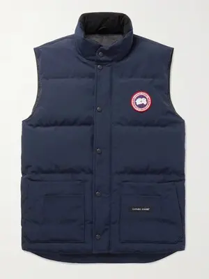 Canada Goose Slim-fit Freestyle Crew Quilted Arctic Tech Down Gilet - Blue