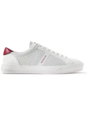Moncler Moncler - New Monaco Perforated Leather Sneakers - Men - White - EU 41 White