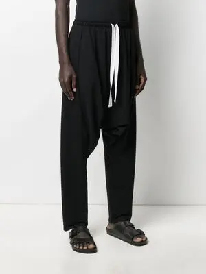 Alchemy Fashions Stretch-cotton Drop-crotch Trousers