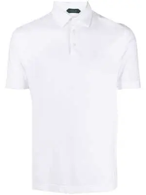ZANONE Short-sleeve Cotton Polo Shirt
