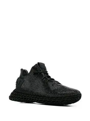 Philipp Plein Skeleton Caviar Low-top Sneakers
