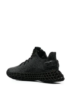 Philipp Plein Skeleton Caviar Low-top Sneakers
