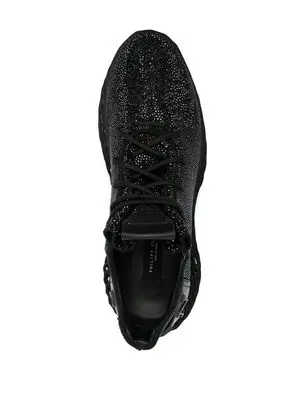 Philipp Plein Skeleton Caviar Low-top Sneakers